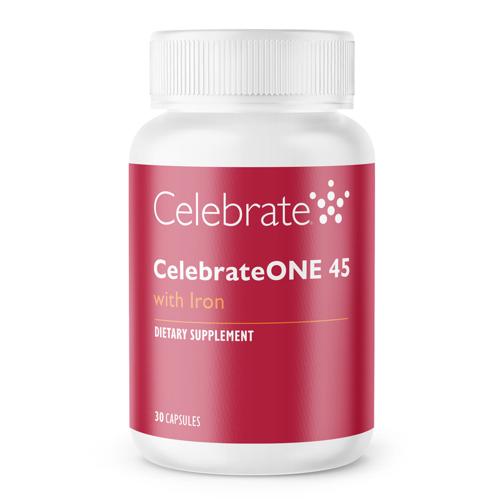 CelebrateONE 45 Once Daily Bariatric Multivitamin with Iron, Capsules ...